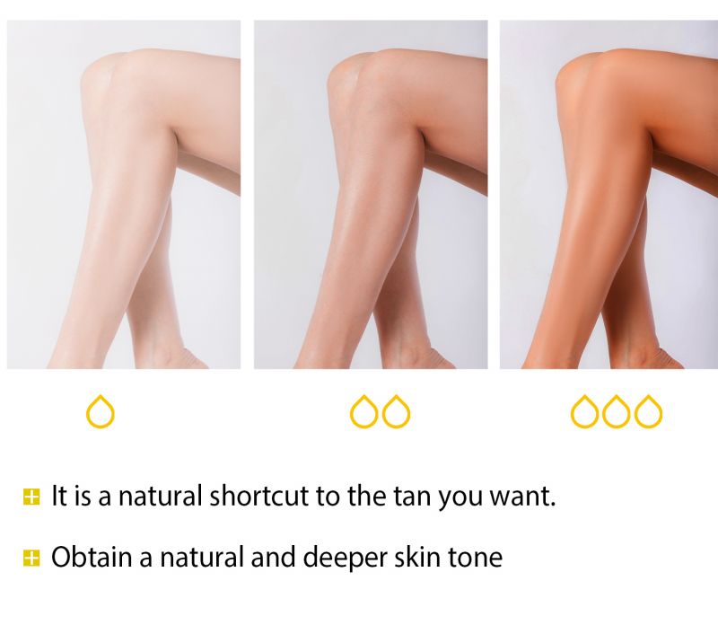 Tan Dark Sunbed Gel Outdoor Sun Achieve Natural Tanning and Vitamin E ...